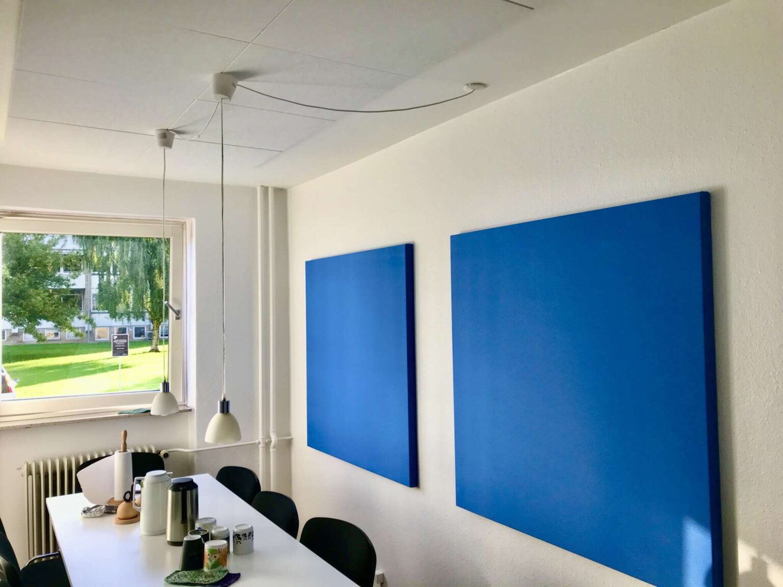 Alu Ramme med møbel stof, akustik dæmpende. » Noiseaway.dk