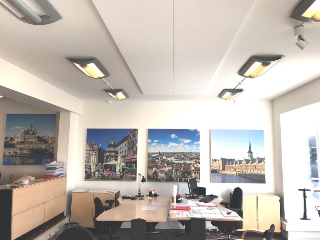 Færdigpakke +. Plader til oplimning 20 mm inkl. lim og akustik billede ...